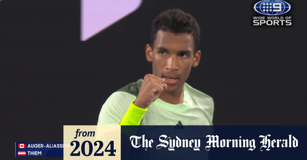 Video: Australian Open Highlights: Felix Auger-Aliassime v Dominic Thiem